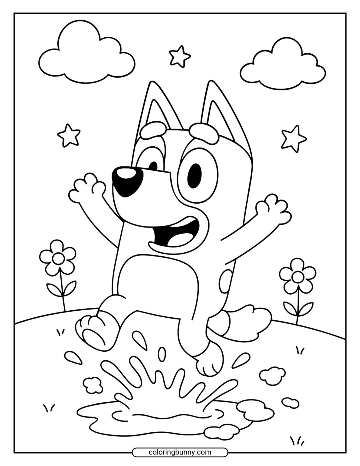 Bluey Coloring Pages (72 Free Printable PDFs) For Kids
