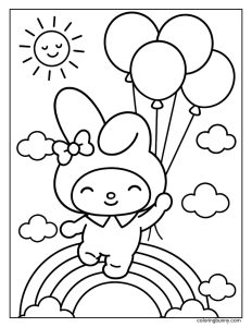 My Melody Coloring Pages (47 Free Printable PDFs)