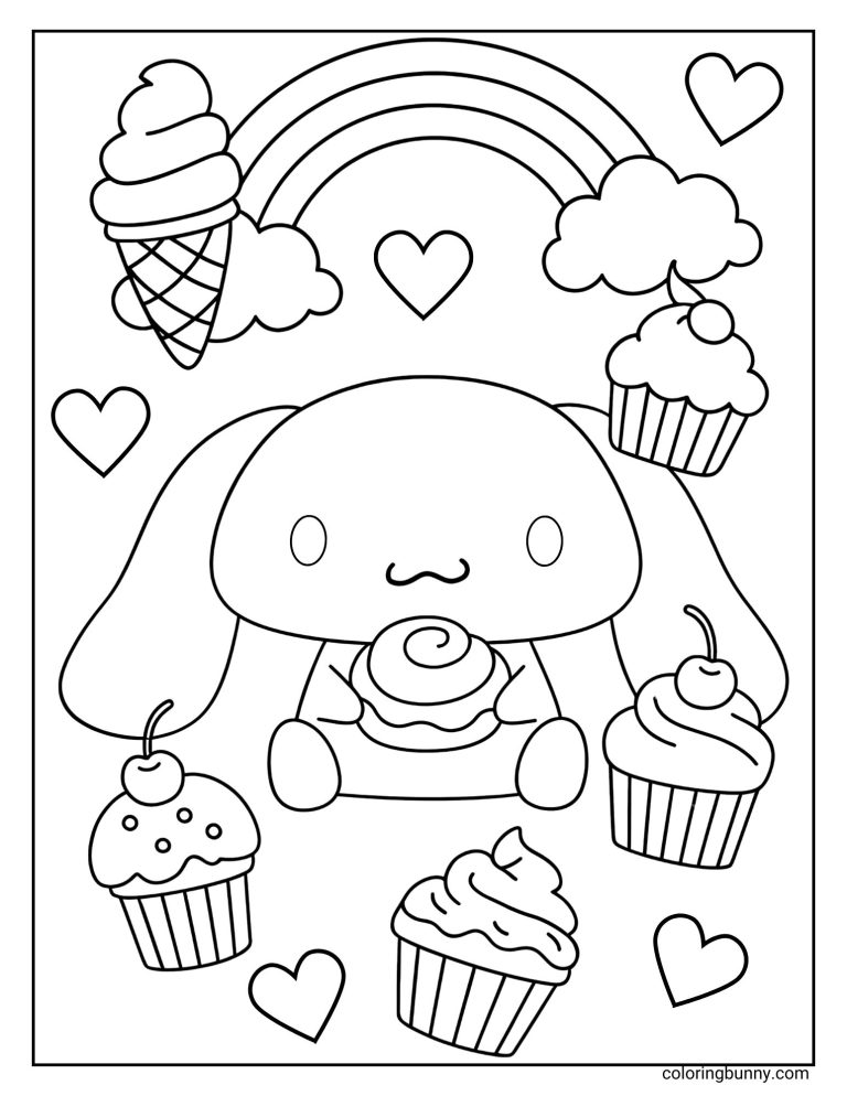 Cinnamoroll Coloring Pages (49 Free Printable PDFs)