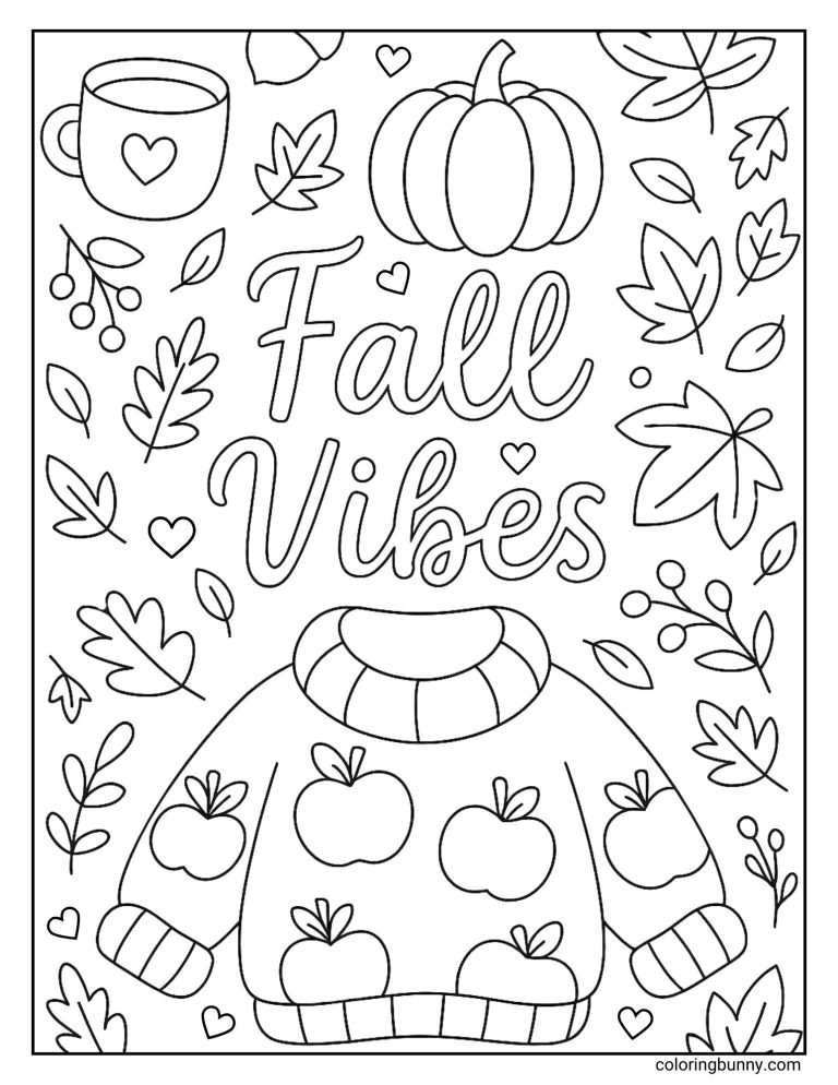 Fall Coloring Pages (62 Free PDF Printables) For All Ages