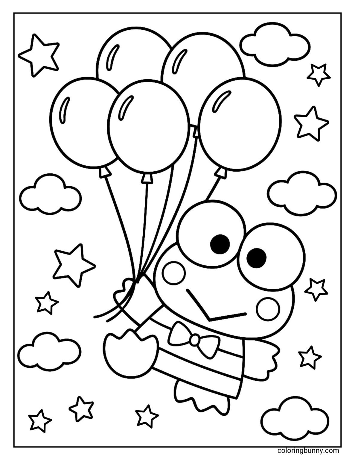 Keroppi Coloring Pages (39 Free Printable PDFs)