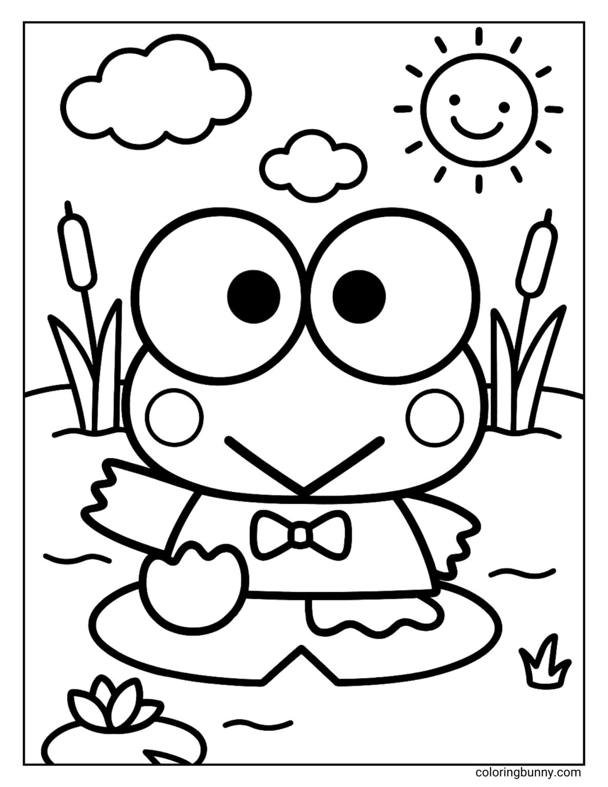 Keroppi Coloring Pages (39 Free Printable PDFs)