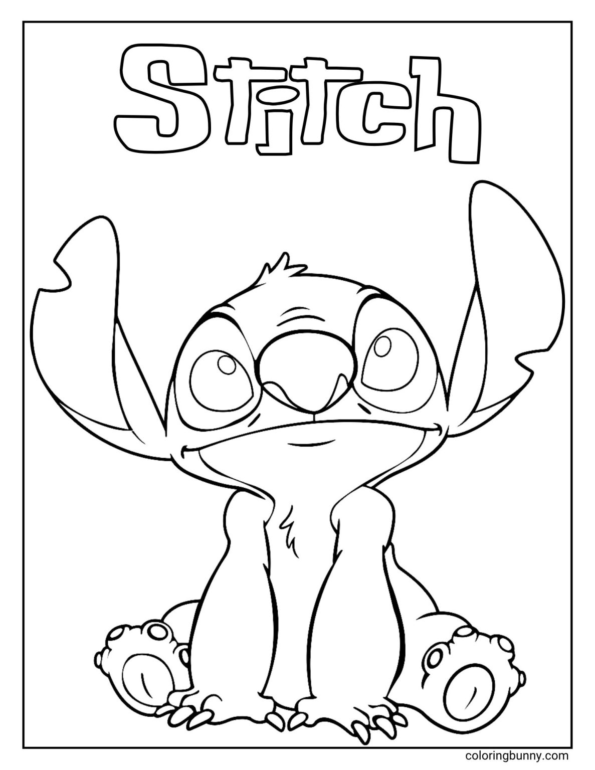 Stitch Coloring Pages (48 Free Printable PDFs)