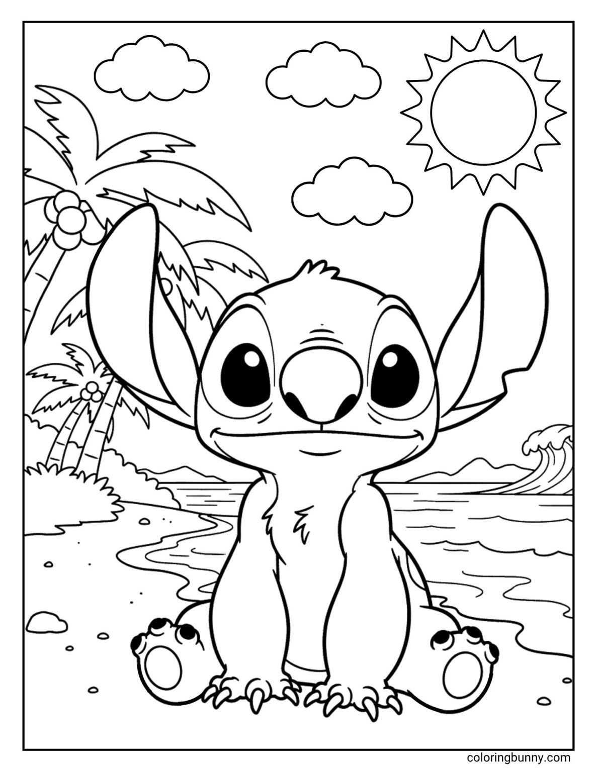 Stitch Coloring Pages (48 Free Printable PDFs)