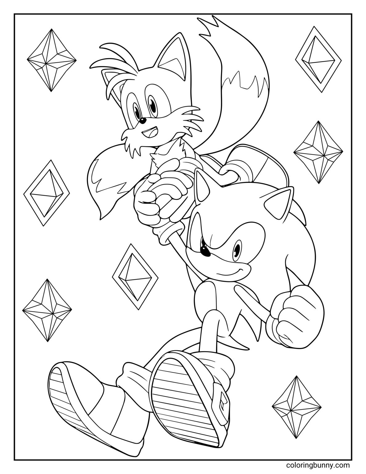 Sonic Coloring Pages (88 Free Printable PDFs)