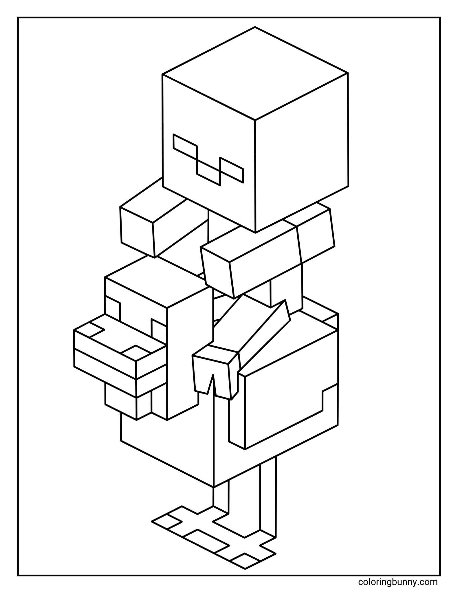 Minecraft Coloring Pages (50 Free Printable PDFs)