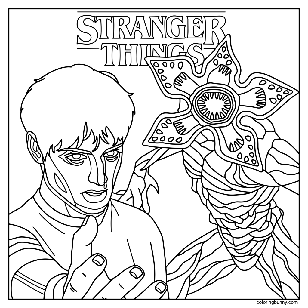 Stranger Things Coloring Pages (28 Free Printable PDFs)