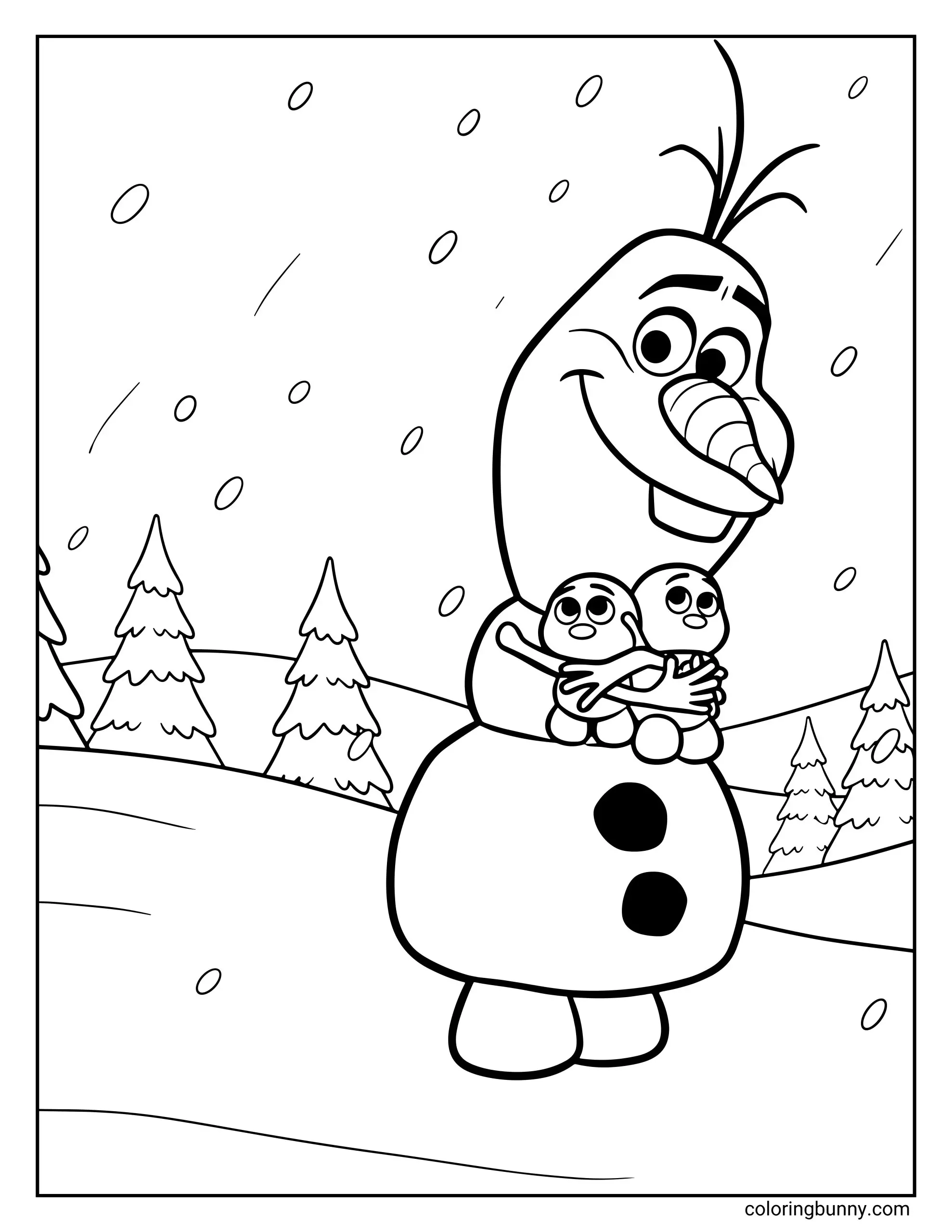 Frozen Coloring Sheets For Kids
