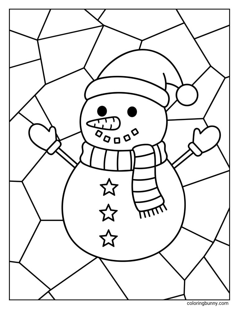 Snowman Coloring Pages (20 Free Printable PDFs)