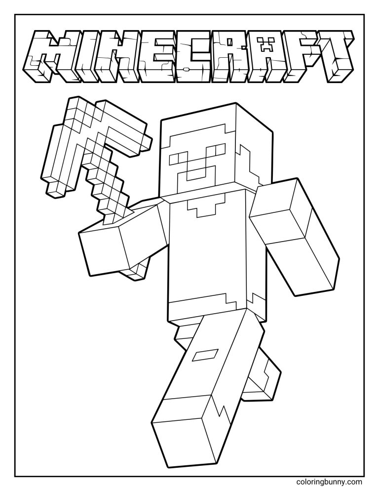 Minecraft Coloring Pages (50 Free Printable PDFs)