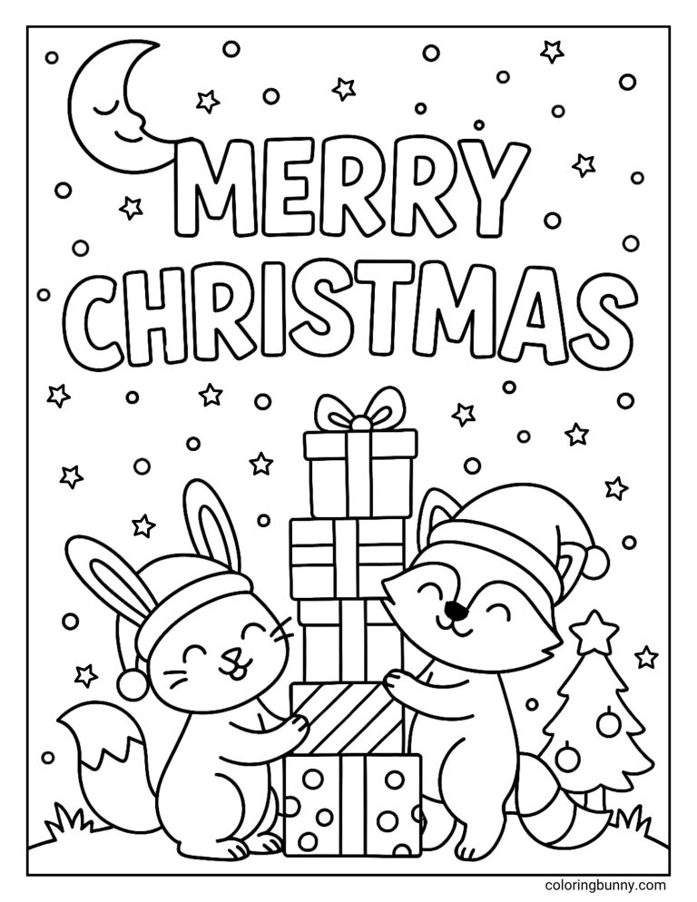 Christmas Coloring Pages (74 Free Printable PDFs)