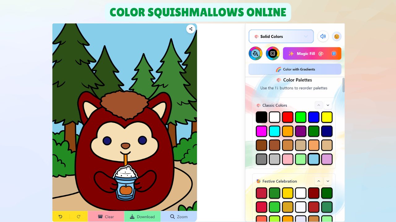 Color Squishmallow Pages Online (Free Easy-to-Use Tool)
