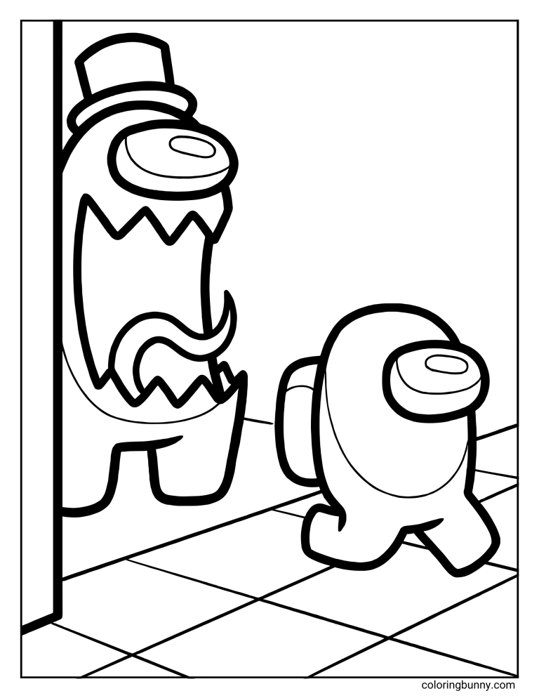Among Us Coloring Pages (30 Free Printable PDFs)