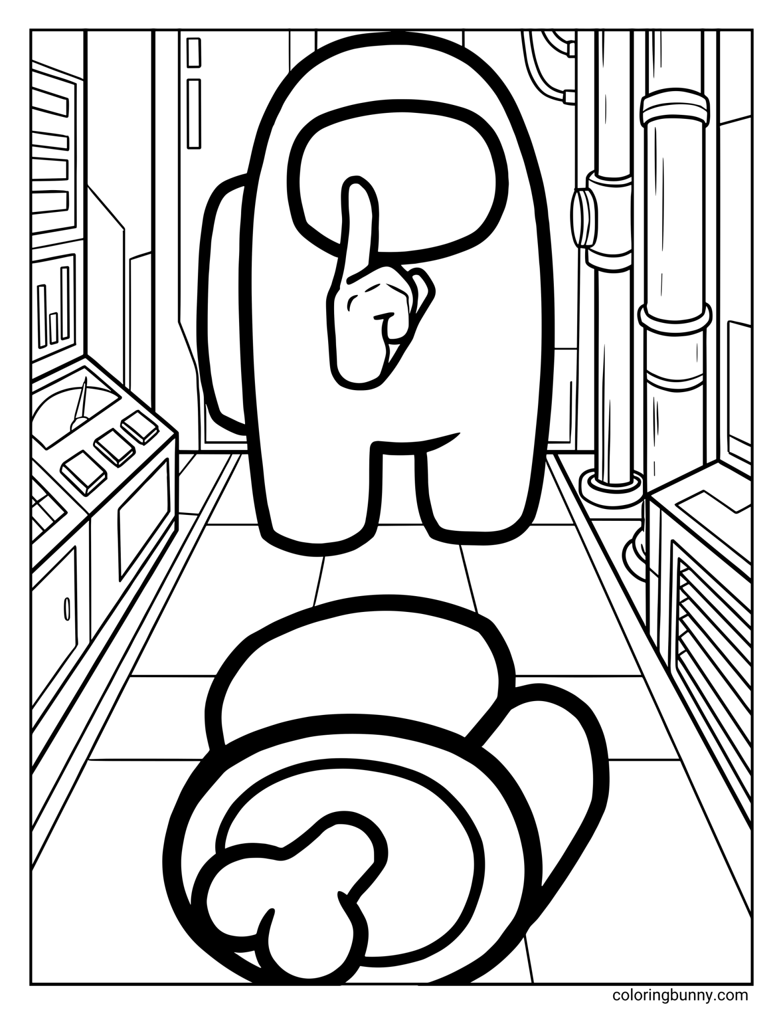 Among Us Coloring Pages (30 Free Printable PDFs)
