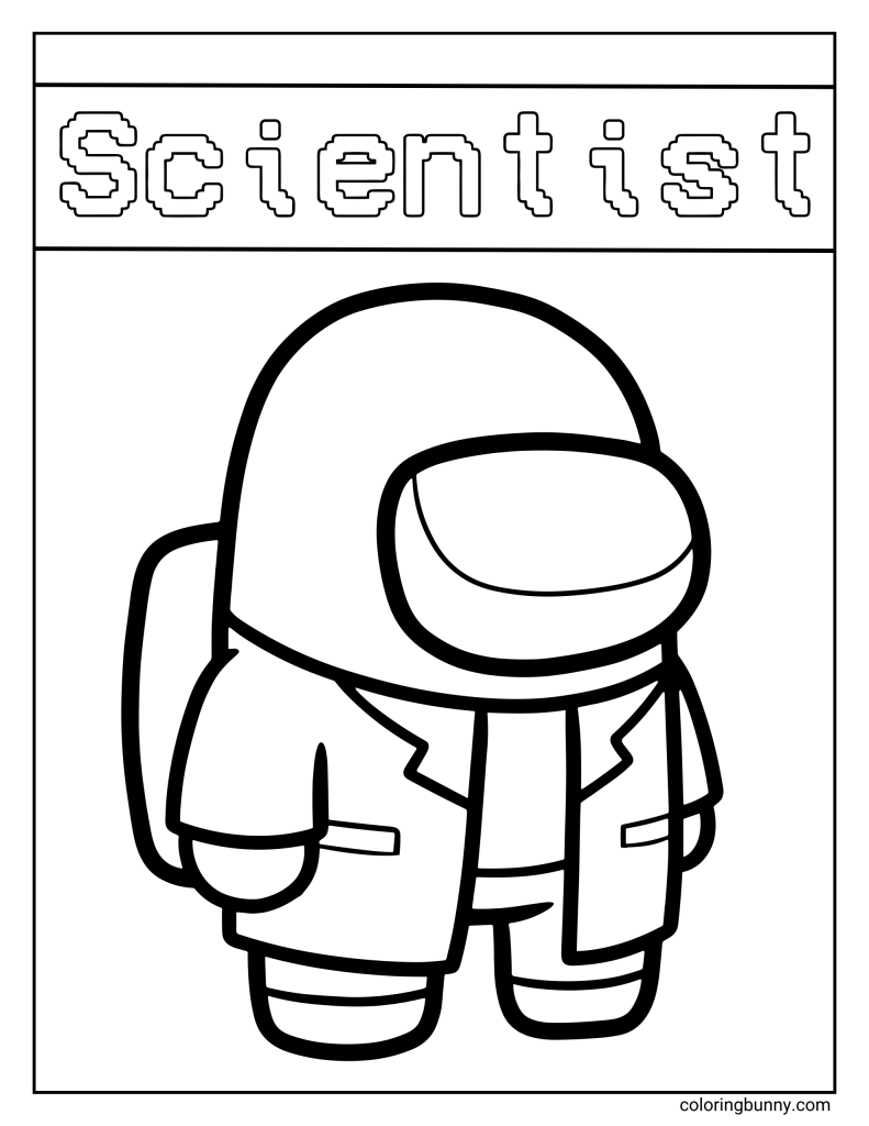 Among Us Coloring Pages (30 Free Printable PDFs)
