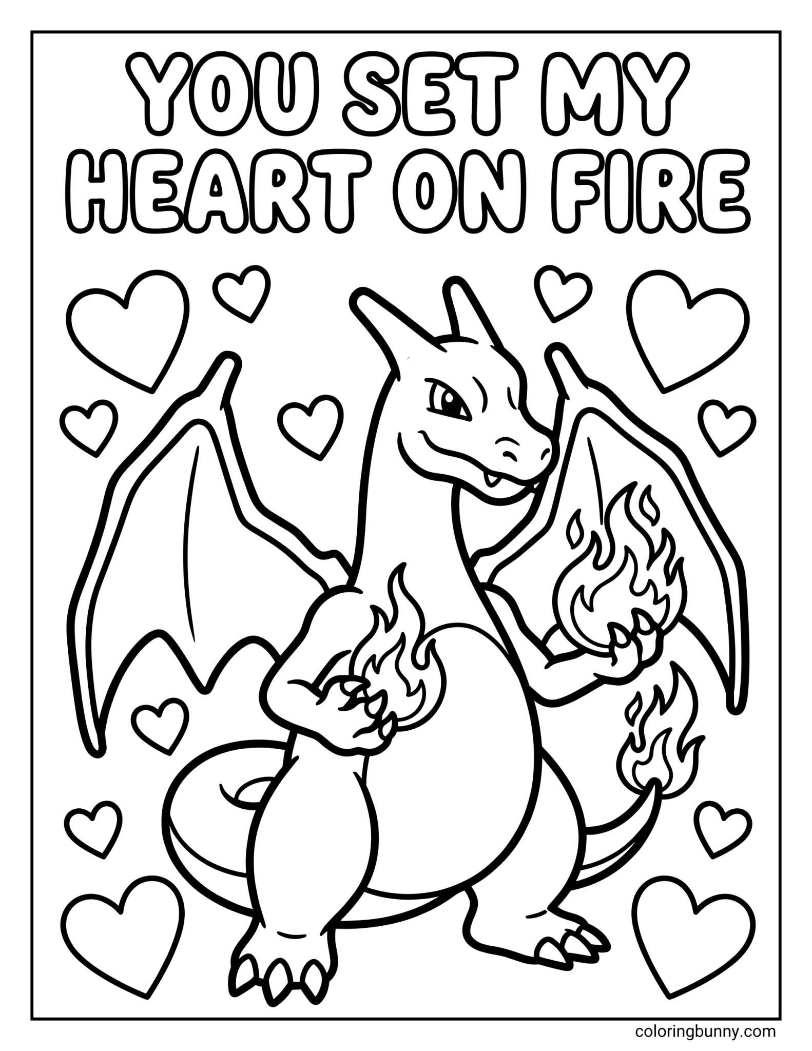 Pokémon Valentine's Day Coloring Pages (20 Free Printable PDFs)