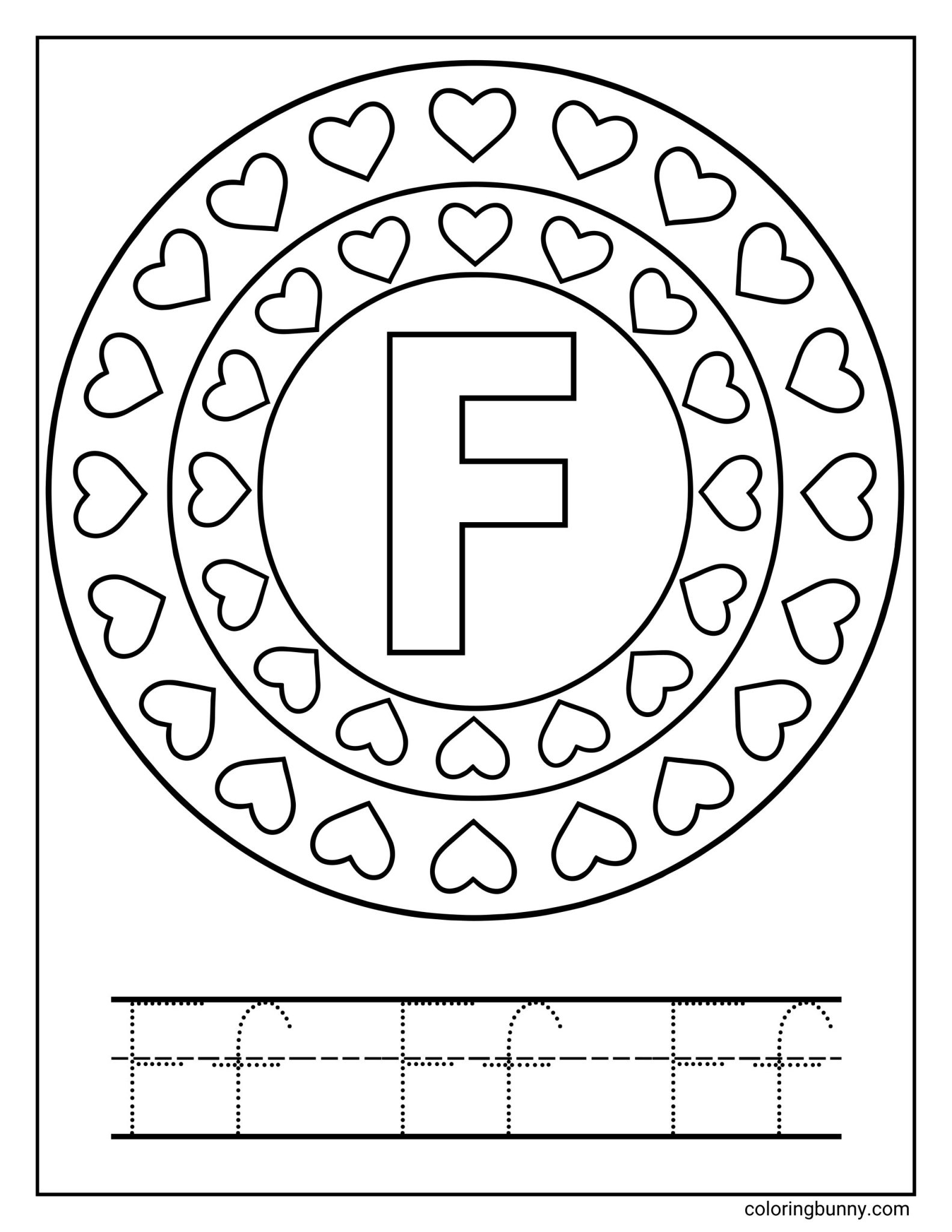 Letter F Coloring Pages (22 Free Printable PDFs)