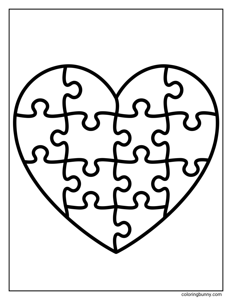 Heart Coloring Pages (44 Free Printable PDFs)