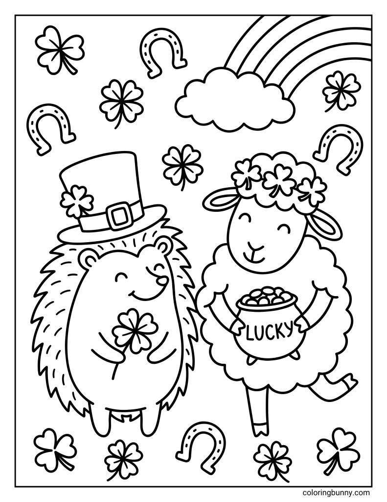 St. Patrick's Day Coloring Pages (40 Free Printable PDFs)
