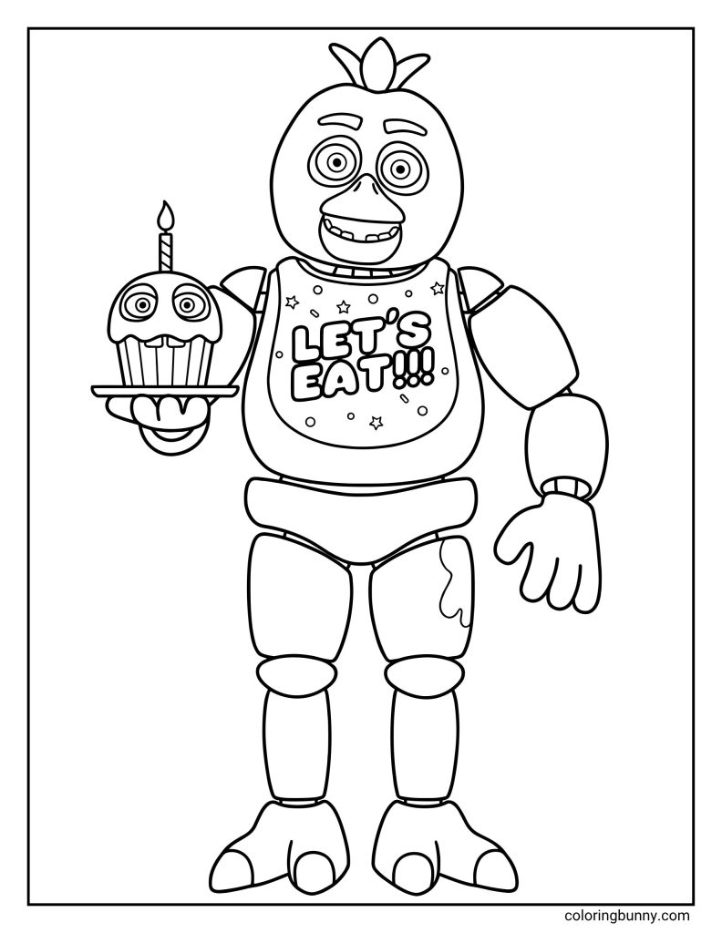 Five Nights At Freddy's Coloring Pages (60 Free Printable PDFs)