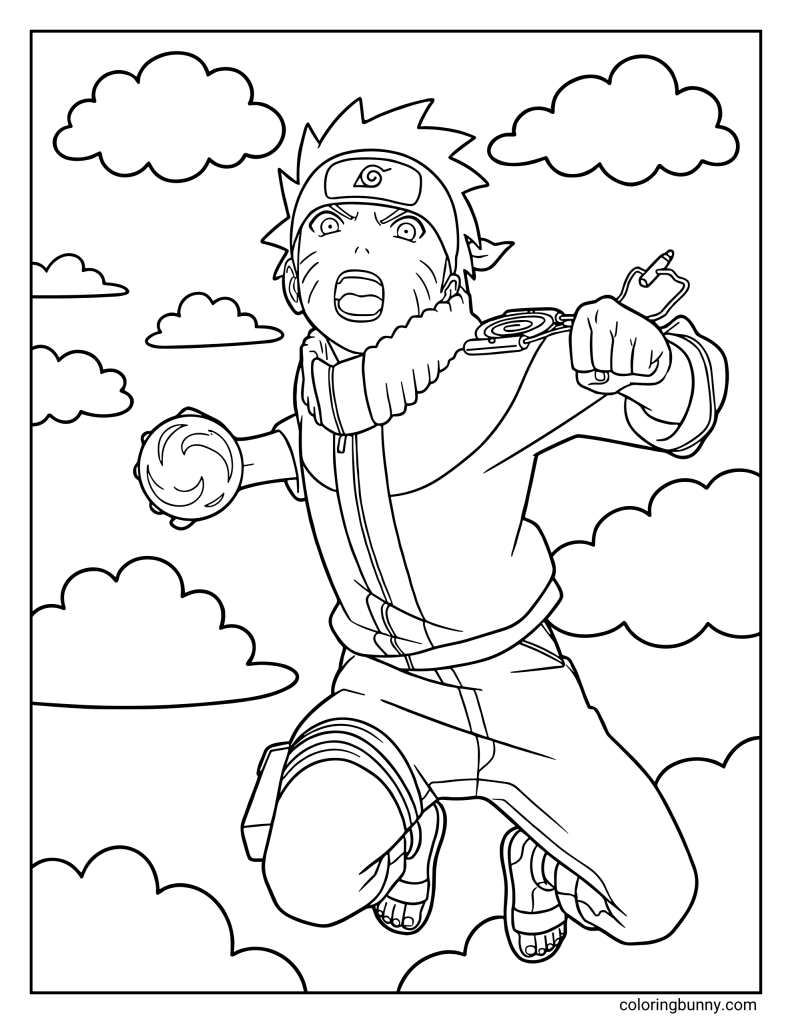 Naruto Coloring Pages (30 Free Printable PDFs)