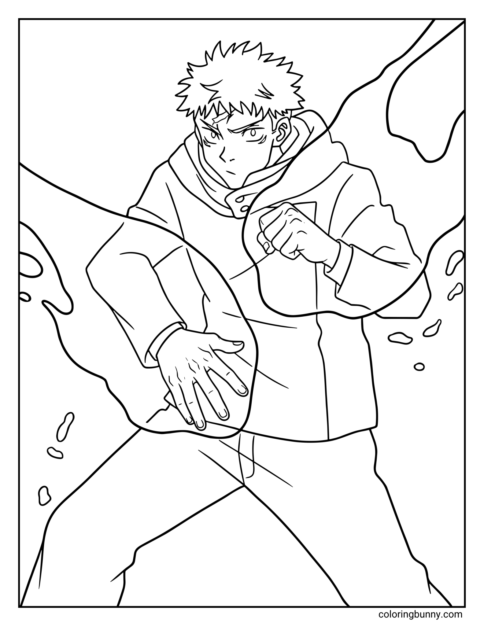 Jujutsu Kaisen Coloring Pages (20 Free Printable PDFs)