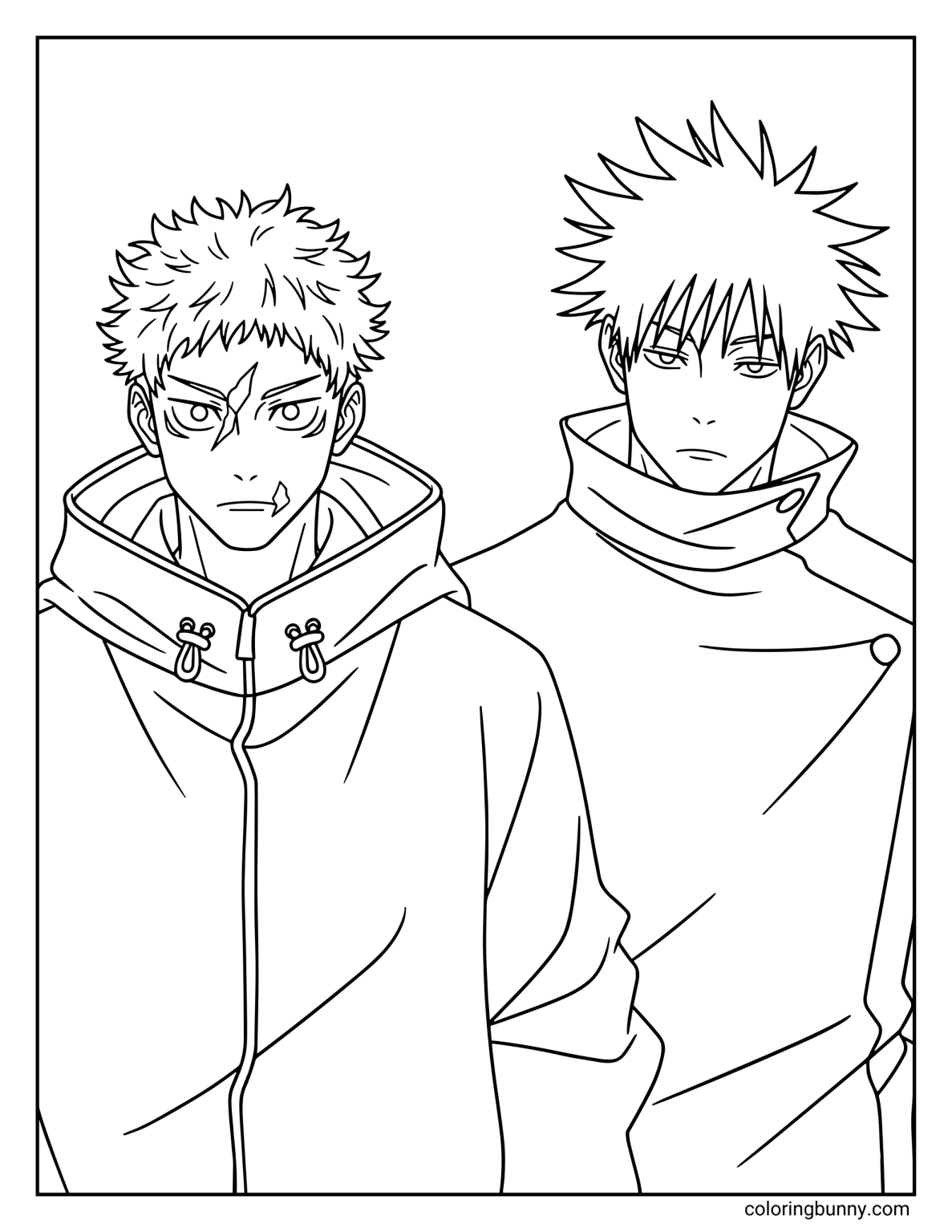 Jujutsu Kaisen Coloring Pages (20 Free Printable PDFs)