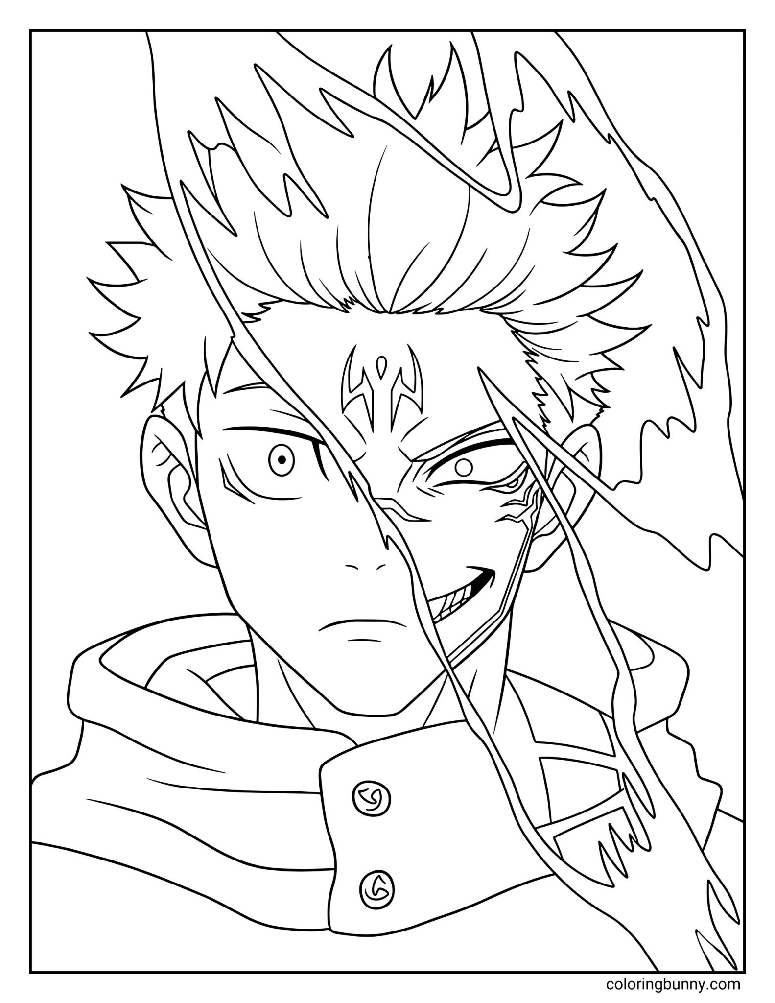 Jujutsu Kaisen Coloring Pages (20 Free Printable PDFs)