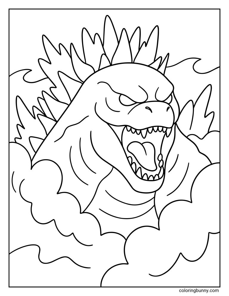 Godzilla Coloring Pages (31 Free Printable PDFs)