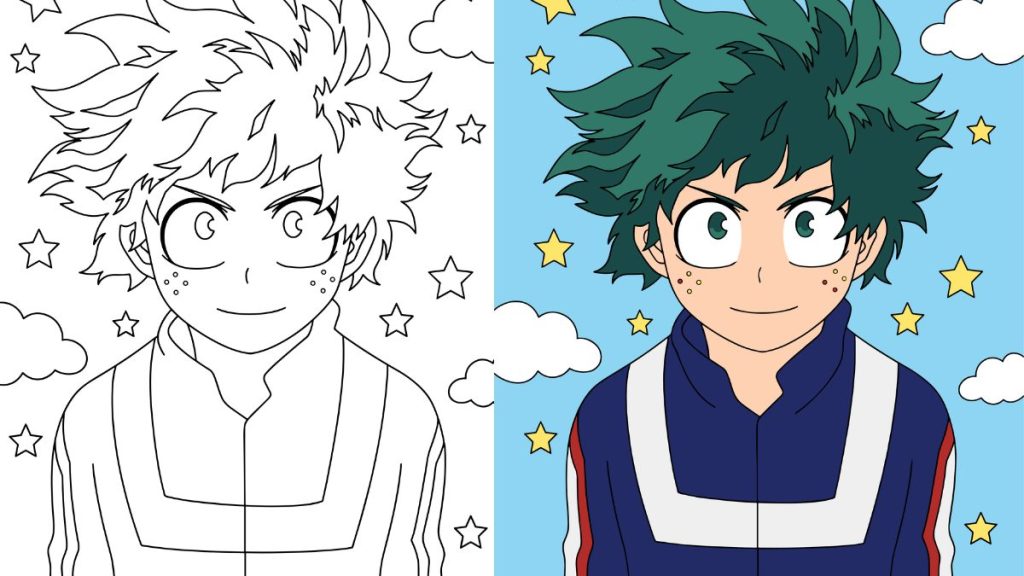 My Hero Academia Coloring Pages (22 Free Printable PDFs)