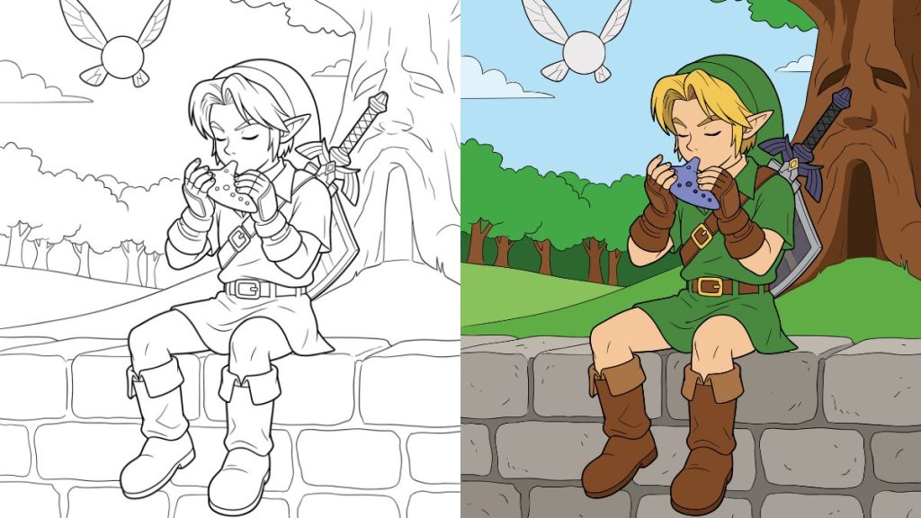 Zelda Coloring Pages (40 Free Printable PDFs)